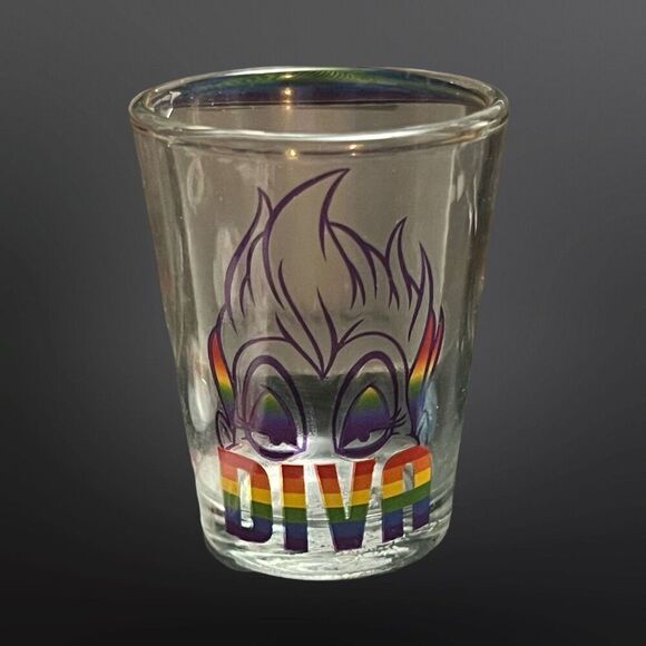 Disney | Dining | Disney Villainglassware Shot Glass Set 4 Ursula Diva ...